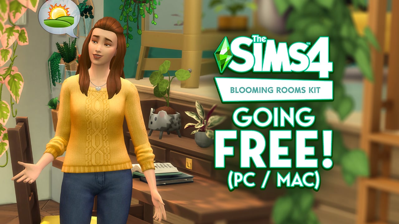 Sims 4 Blooming Rooms套件可以在PC和Mac上免费使用！ - Mzdya.com