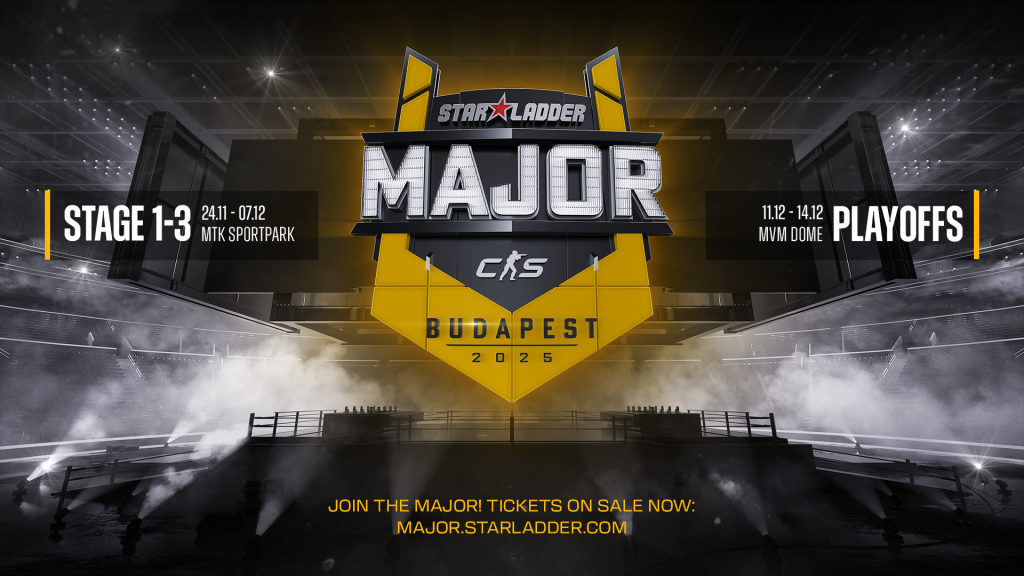 StarLadder 宣布 2025 年第二届 CS2 Major 将在布达佩斯举行 - Mzdya.com