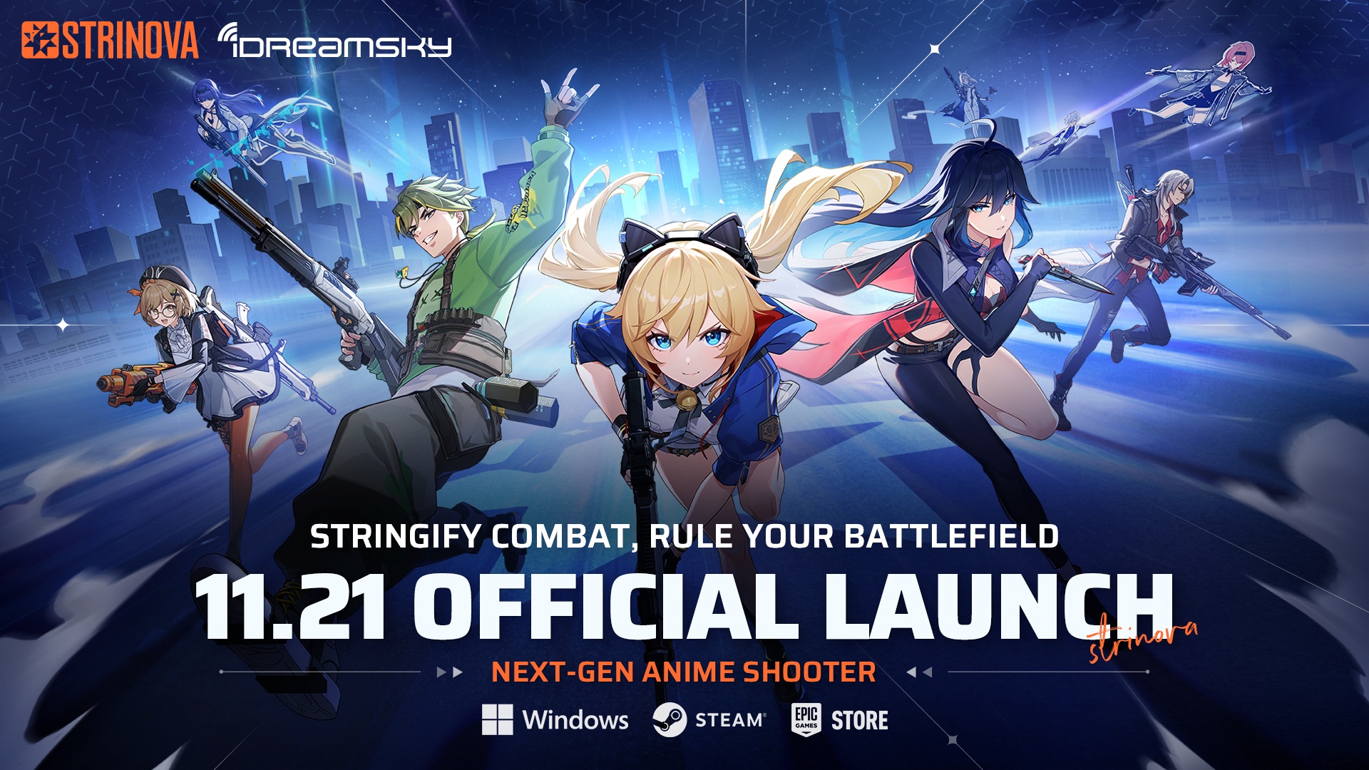 Strinova于11月21日启动PC，控制台版本宣布 - Mzdya.com