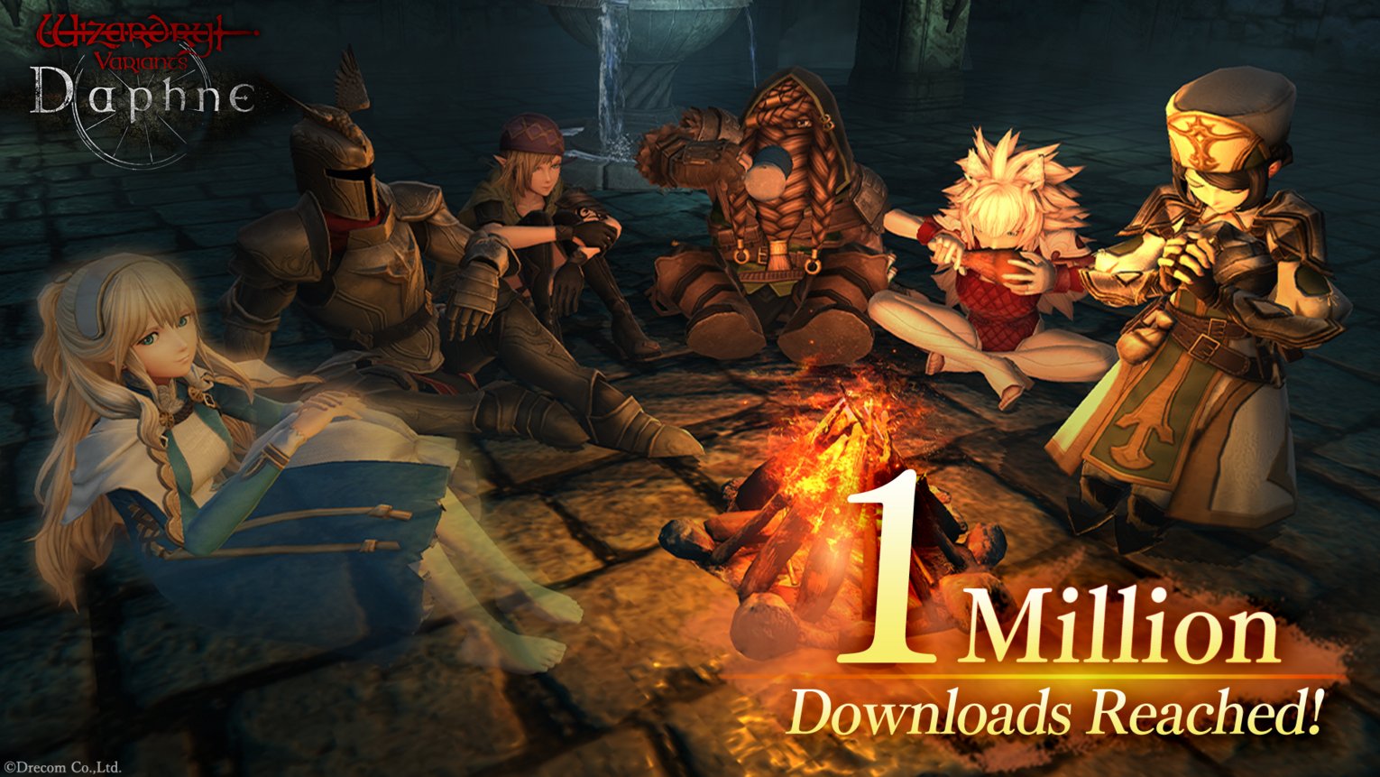 《Wizardry Variants Daphne》下载量突破 100 万次 - Mzdya.com