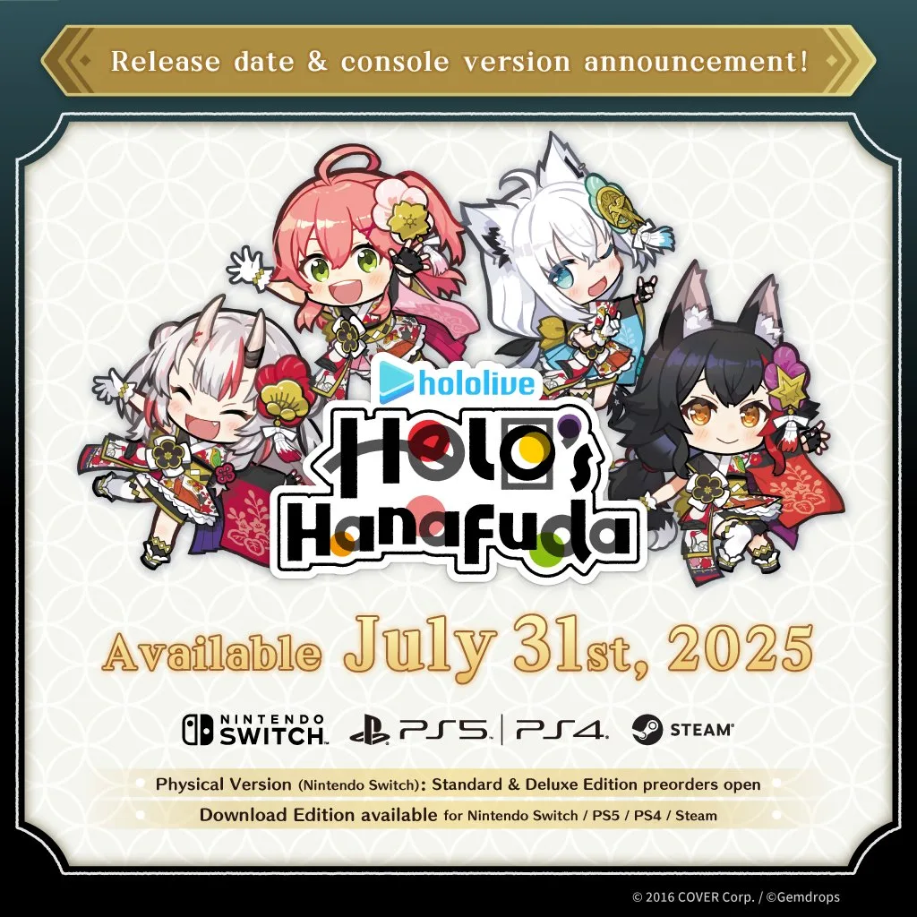Hololive Holo的Hanafuda即将进入PS4，PS5和Switch - Mzdya.com