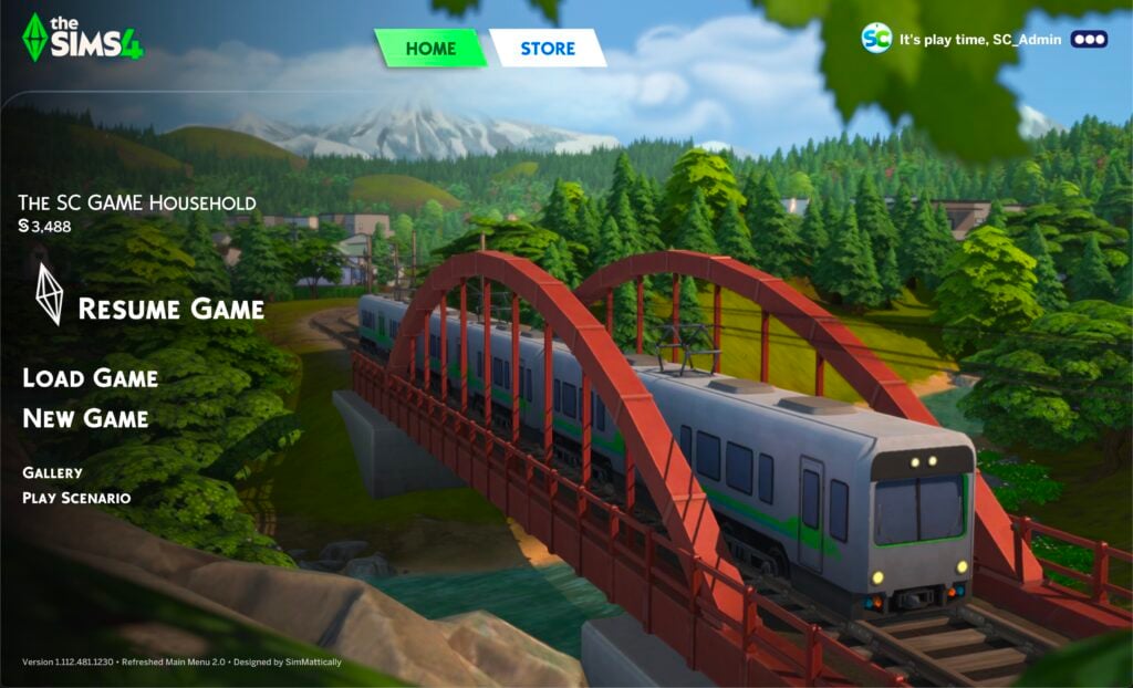 更新后的《模拟人生 4》主菜单 Mod 现已推出！ - Mzdya.com