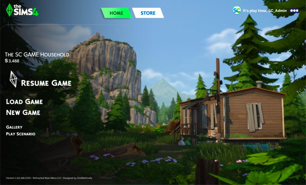 更新的模拟人生4主菜单mod在这里！ - Mzdya.com